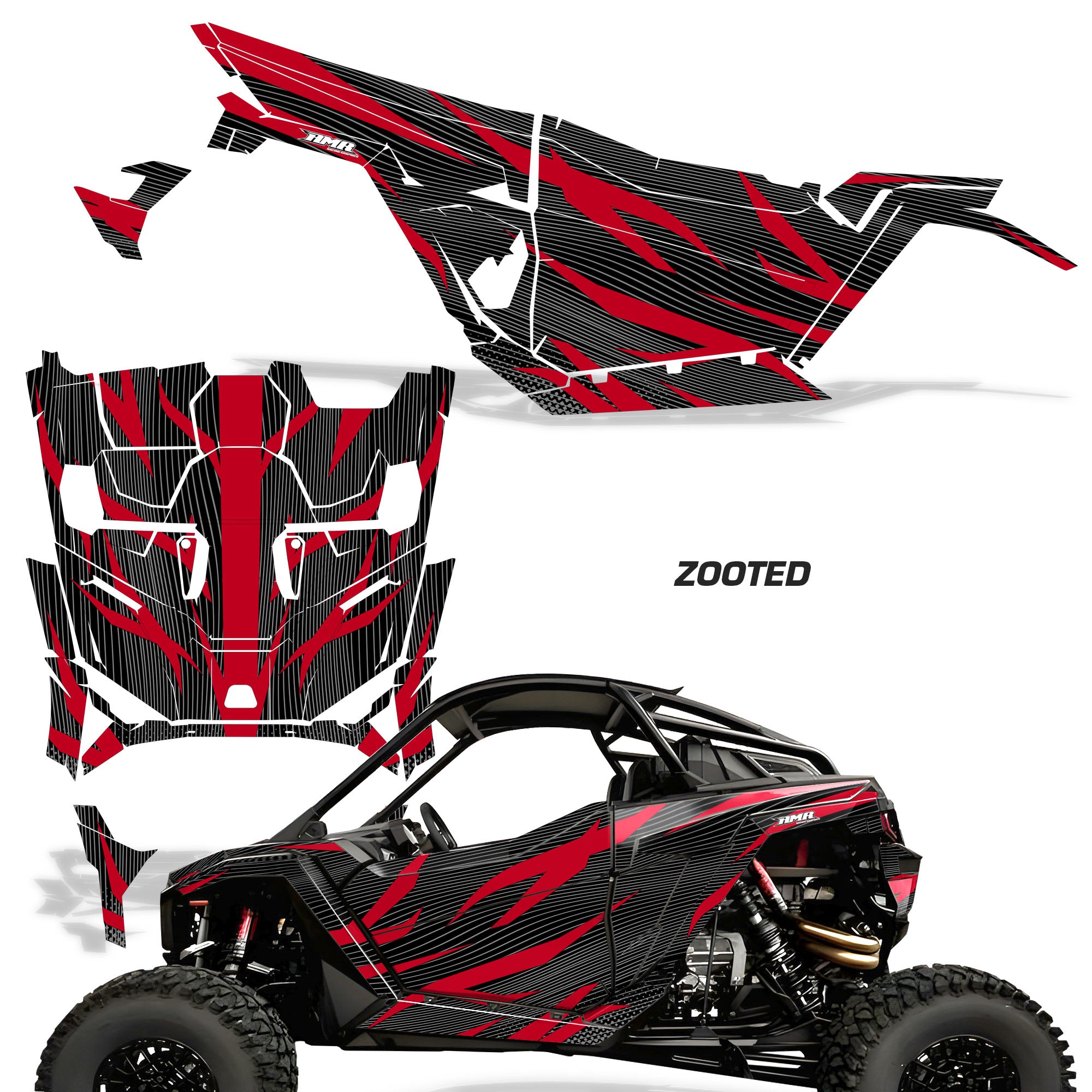Polaris RZR 1000 2 Door Graphics Kit!! Over 45 Designs to Choose from ...