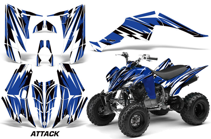 Yamaha Raptor 350 Quad Graphic sticker decal Kit for – AMR Racing