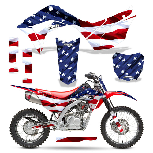 Honda CRF125F Graphic Kit | Stickers and Decals | Honda CRF 125F ...