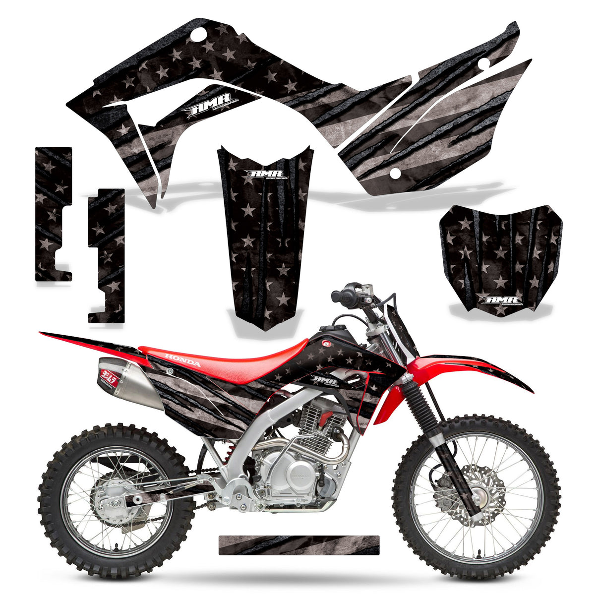 Honda CRF125F Graphic Kit | Stickers and Decals | Honda CRF 125F ...
